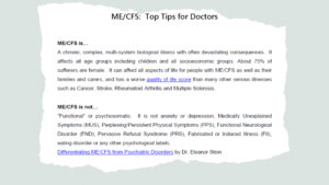 What is M.E.? - Doctors with M.E.